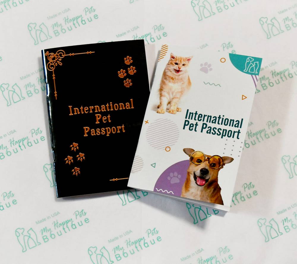 International Pet Health Passport 4" X 6" White, Pet Medical Record ...